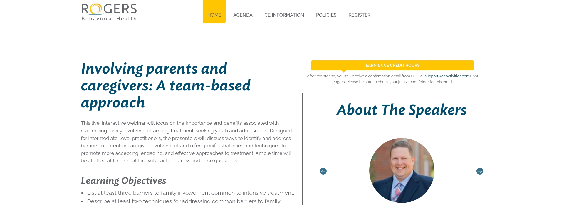 Involving parents and caregivers: A team-based approach