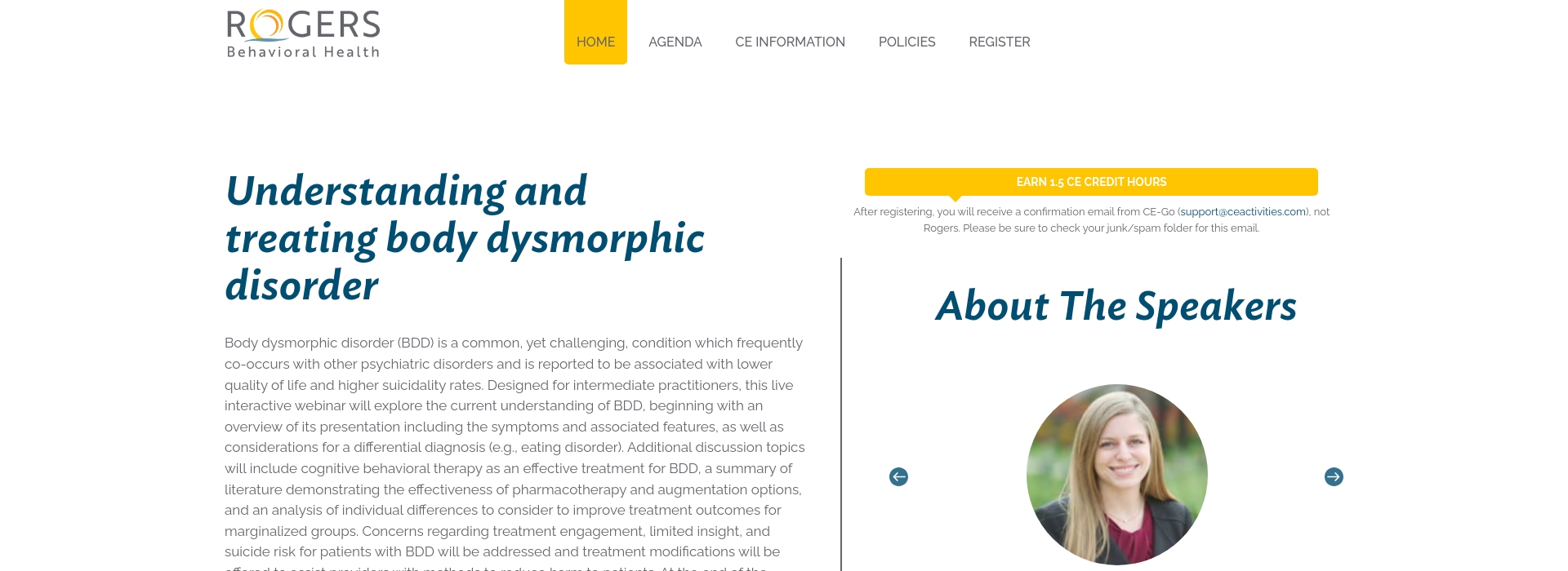 Understanding and treating body dysmorphic disorder